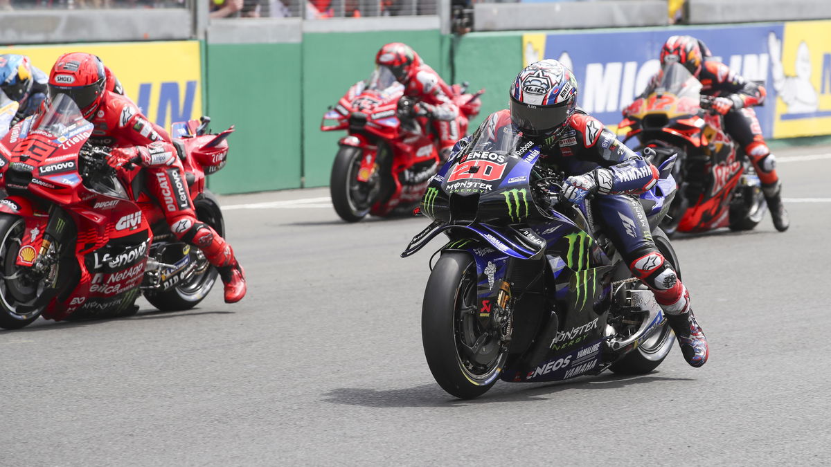 Starting grid for today's French MotoGP | Crash.net
