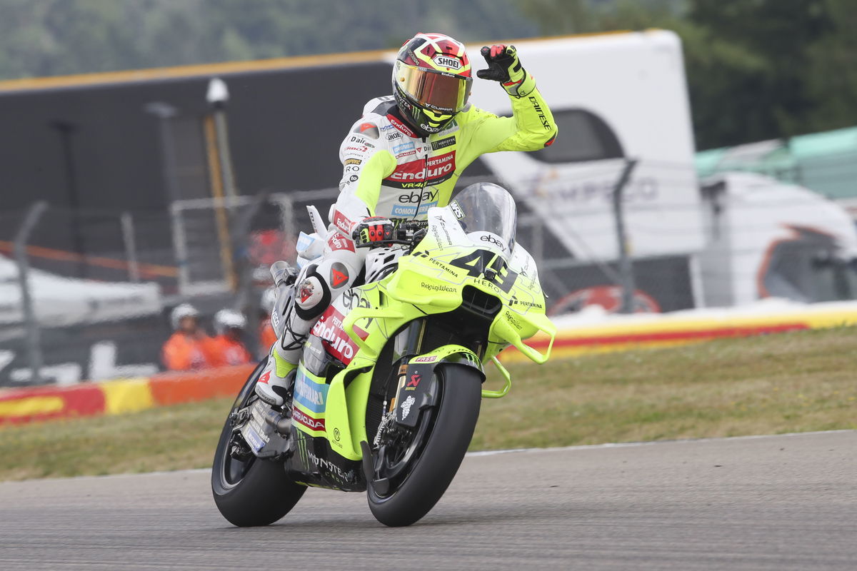 2025 German MotoGP: Fabio Di Giannantonio fastest in Practice with new ...