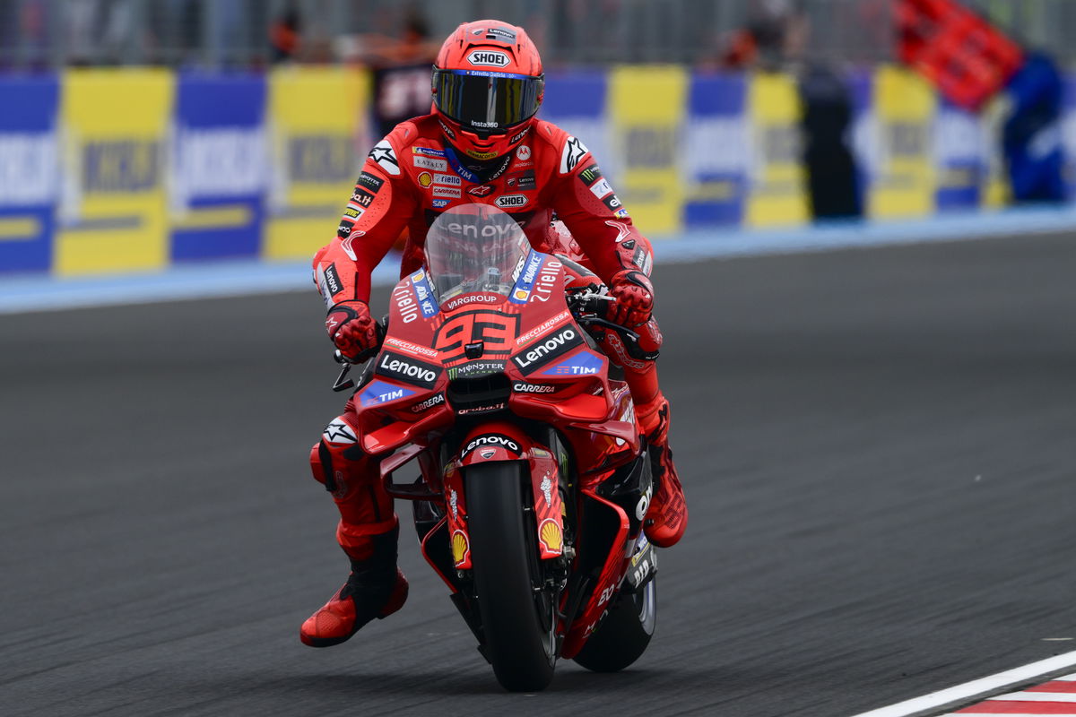 2025 Hungarian MotoGP: Marc Marquez tops FP1 as Aprilia failure brings out red flags | Crash.net