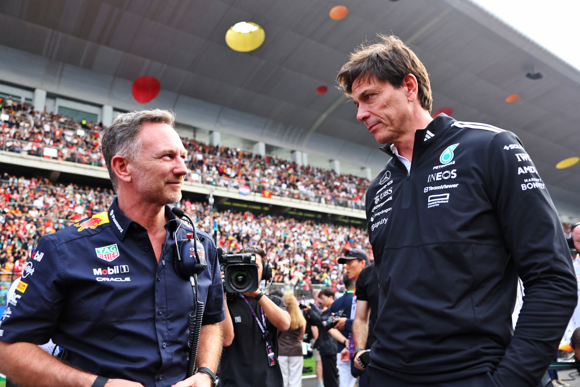 Toto Wolff reveals funny Christian Horner text after Red Bull F1 exit ...