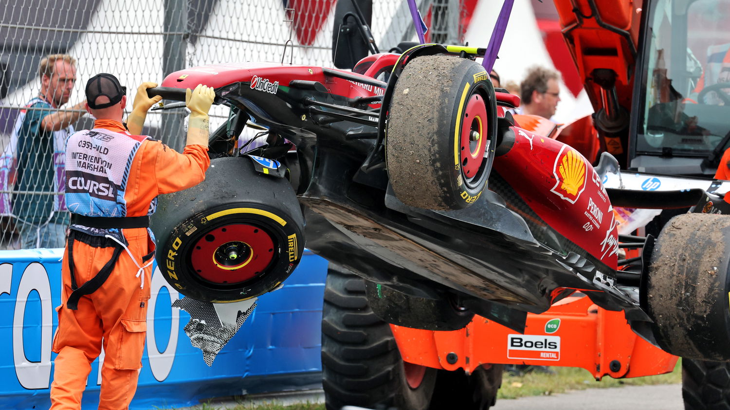 Ferrari to launch investigation into Lewis Hamilton crash at Dutch GP ...