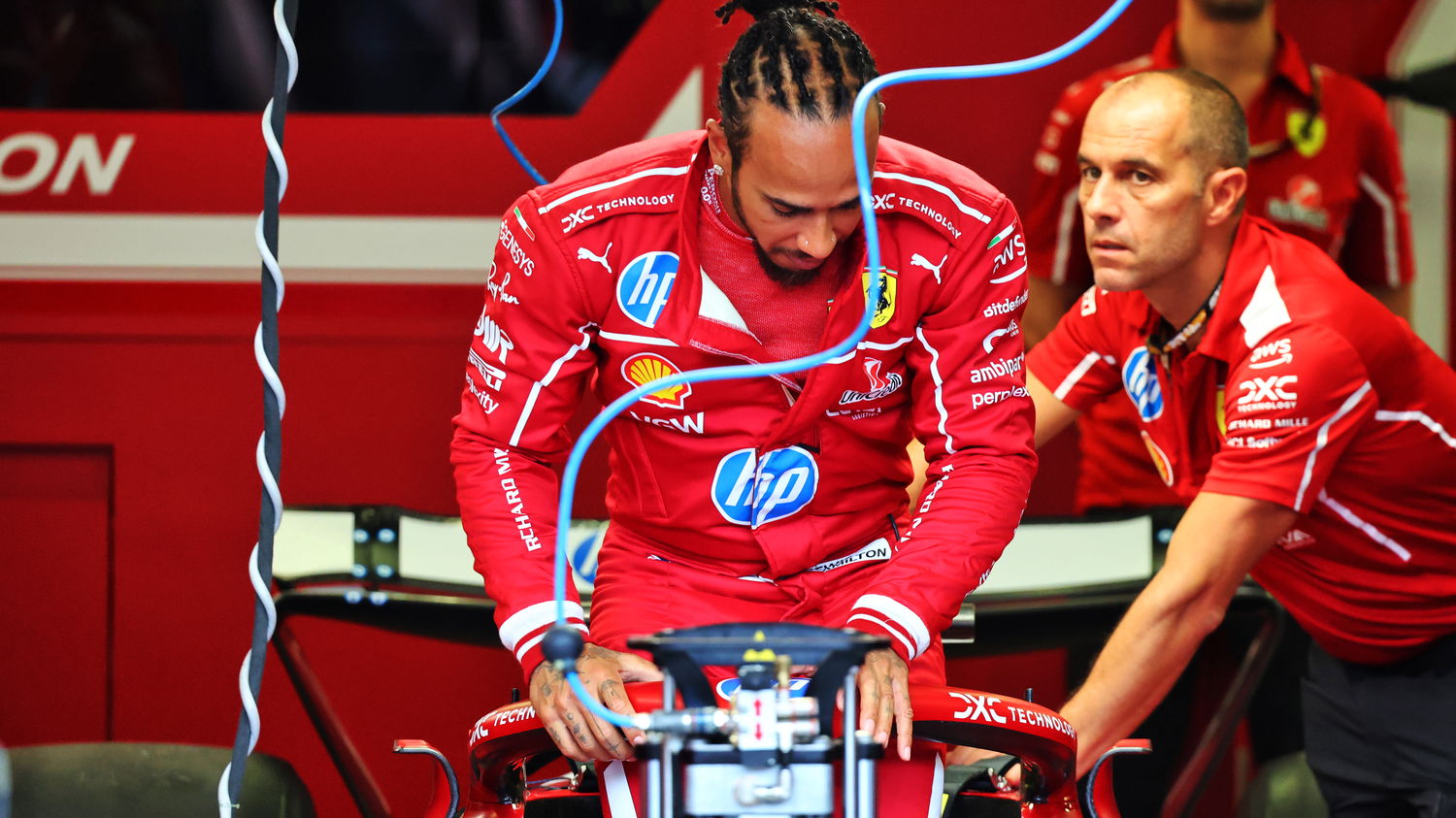 New theory for Lewis Hamilton’s Ferrari struggles emerges | Crash.net
