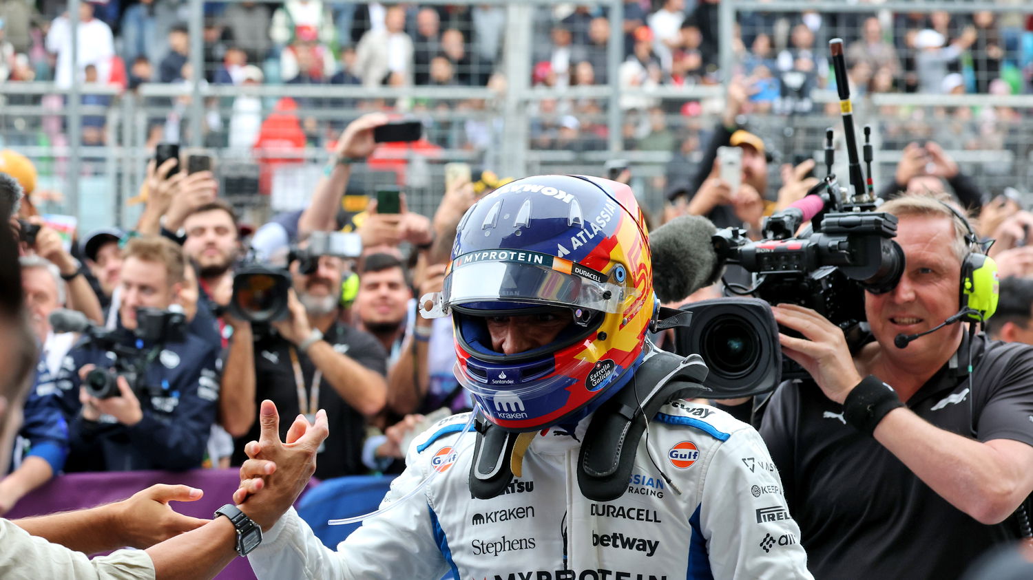 Carlos Sainz hails milestone Williams podium as “best” of his F1 career ...