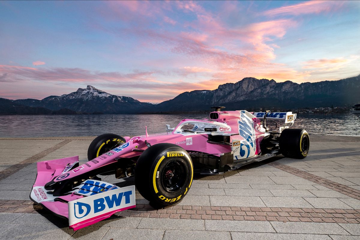 Racing Point shows off BWT-sponsored RP20 livery in Austria | Crash.net