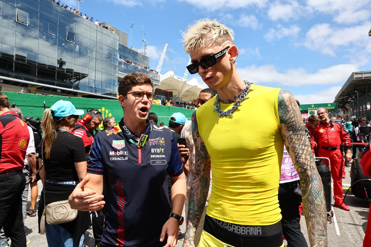 Machine Gun Kelly goes home early from F1 Sao Paulo Grand Prix after ...